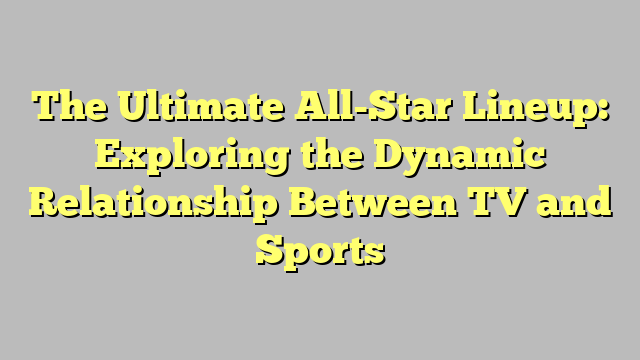 The Ultimate All-Star Lineup: Exploring the Dynamic Relationship ...